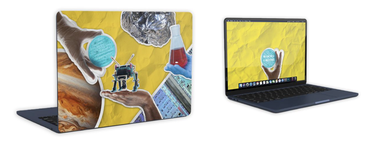 Behind the Design: AI-Themed Laptop Skins - Digital Skills Education